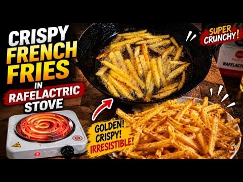 Crispy French Fries on RAF Electric Stove | Recipe By Zareen Raza #frenchfries 