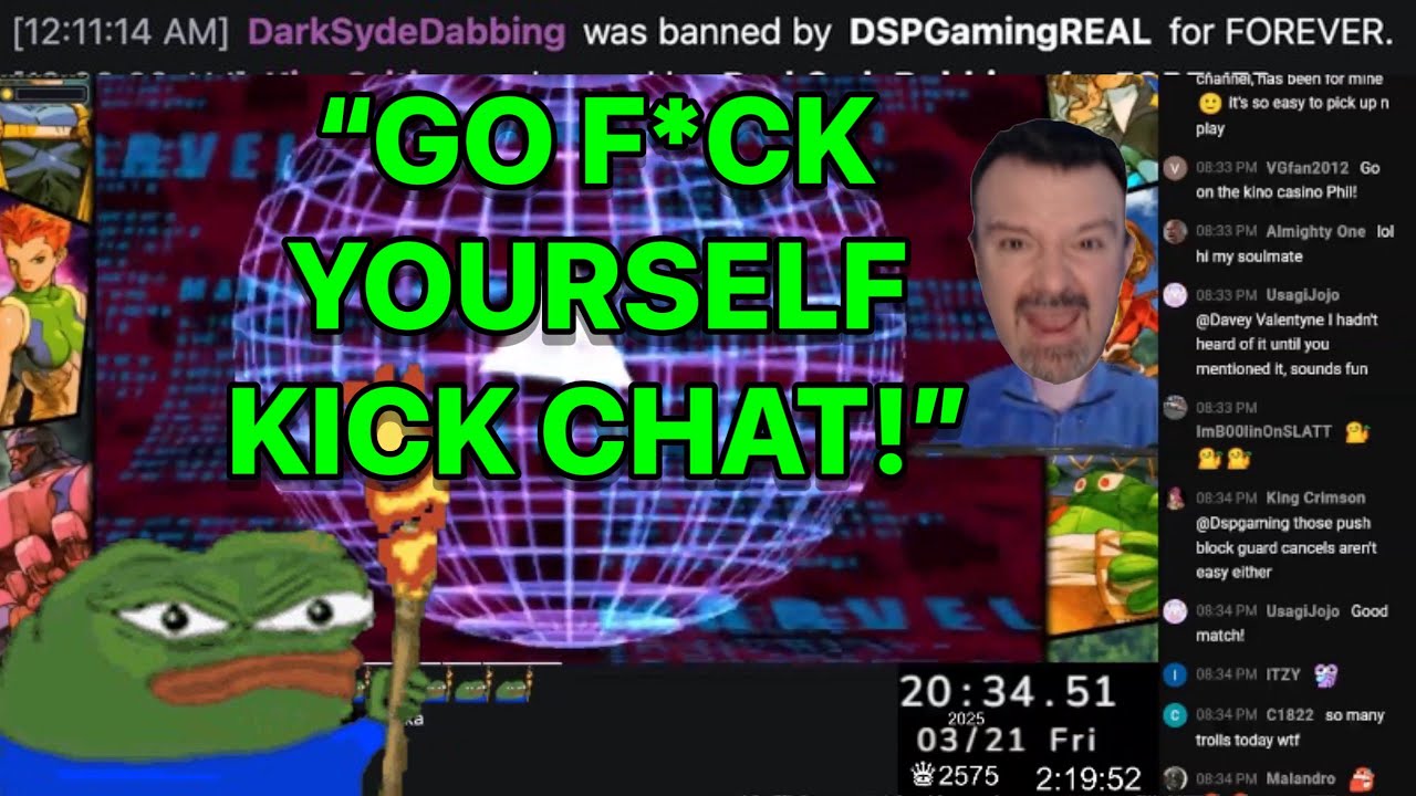DSP RAGE QUITS Kick Stream, Unmods Kick Mods! - YouTube