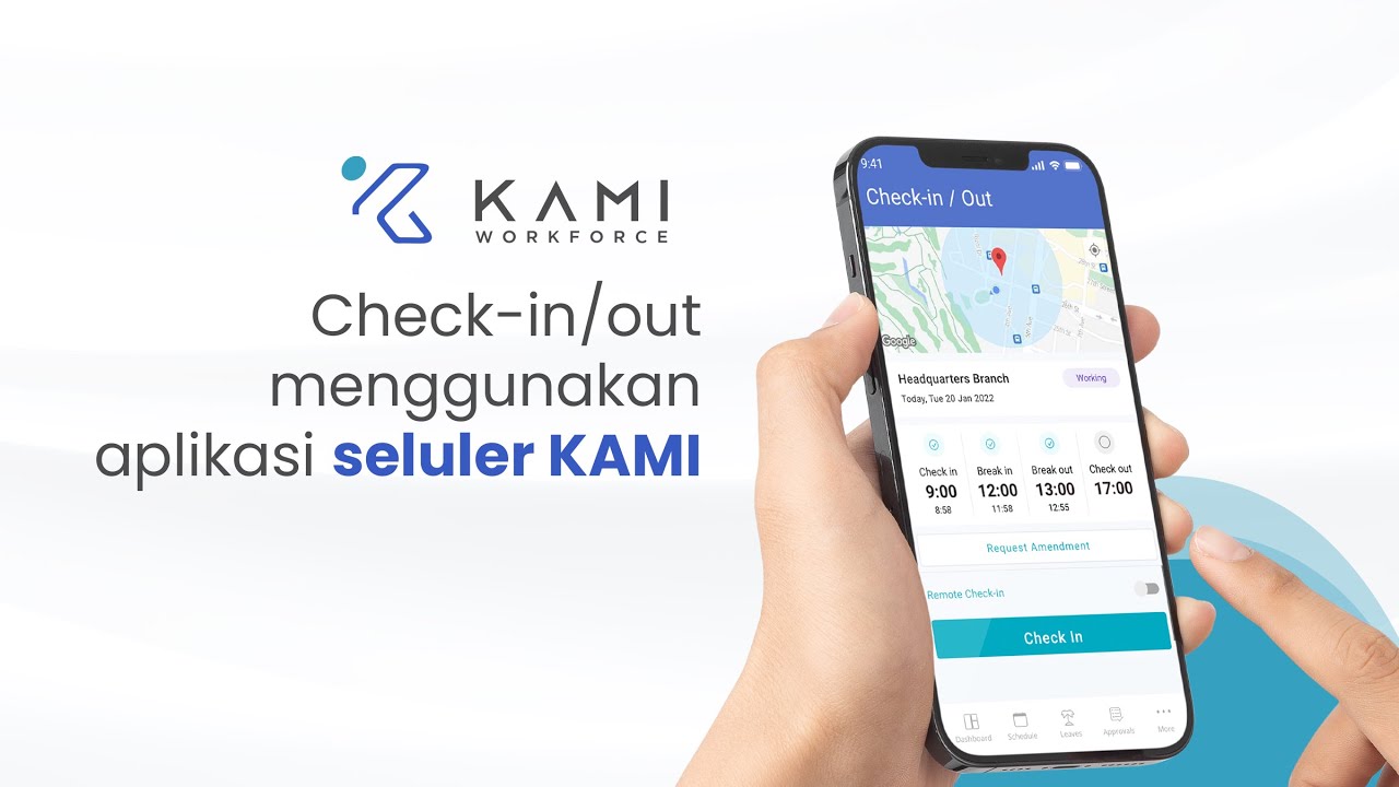 How to Check-in / Out on KAMI Mobile (Bahasa Indonesia) - YouTube