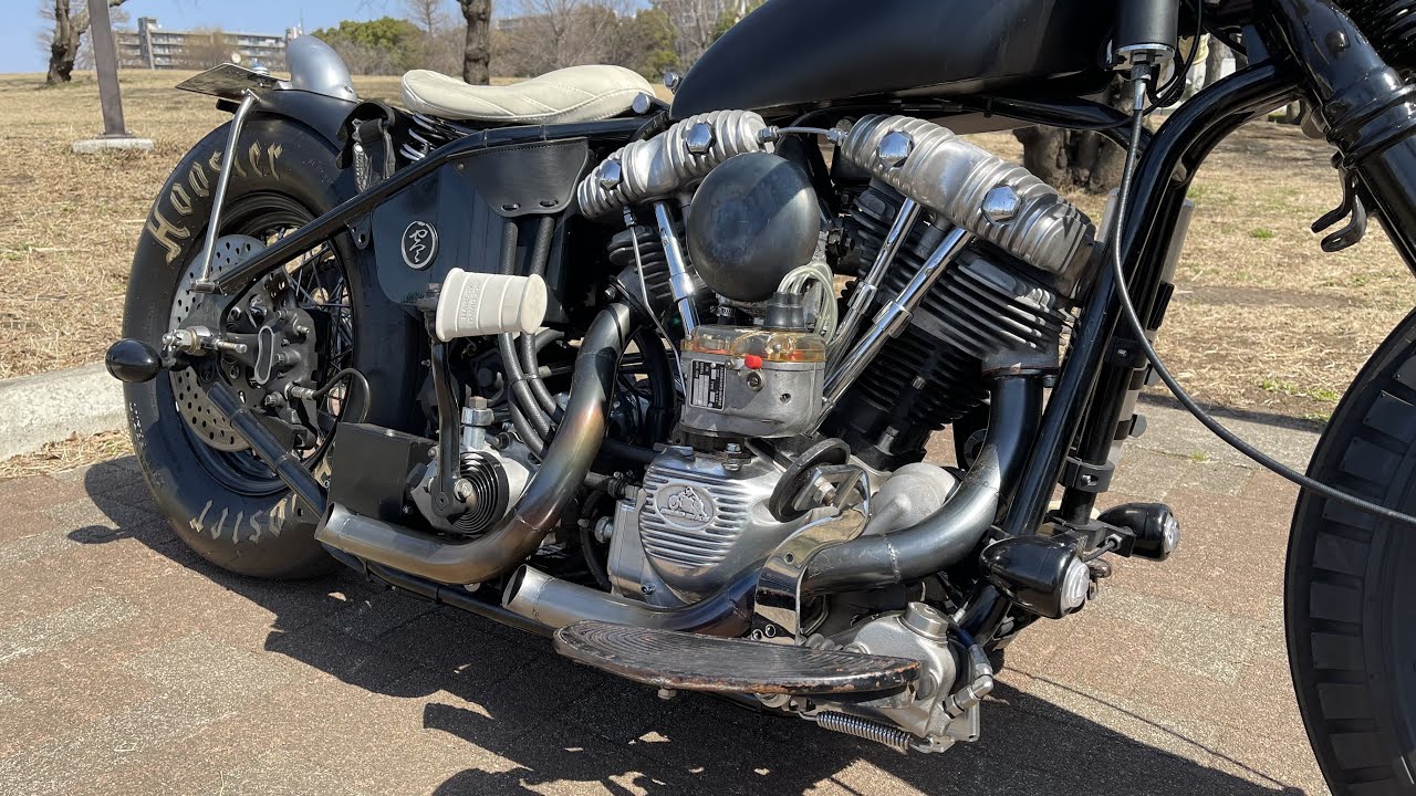 zero engineering type5 shovel Fairbanks mageto install ロードホッパー マグネトー装着 harley davidson custom ...