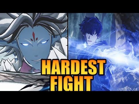 Hunter Jinwoo Sung vs Ice Elves Baruka | Full Fight and CutScene [SOLO ...