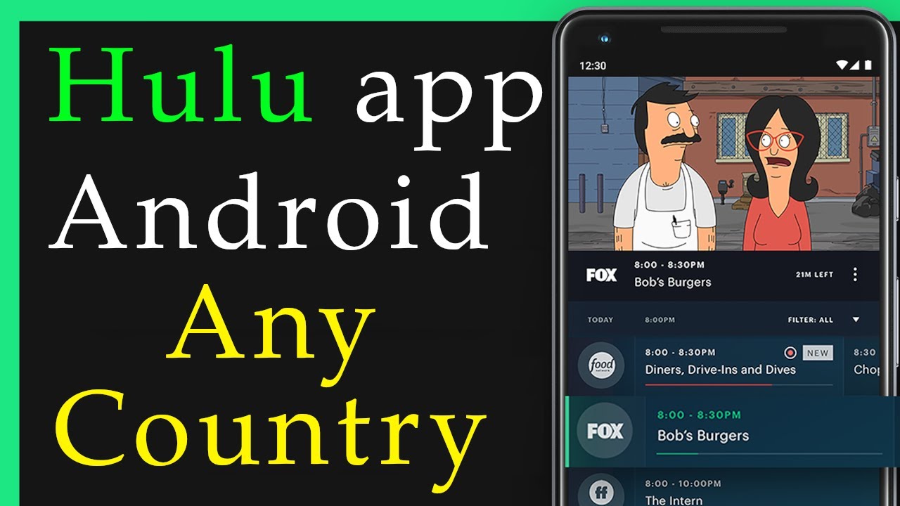 Install Hulu app in Android | Watch Hulu outside USA on your Android ...