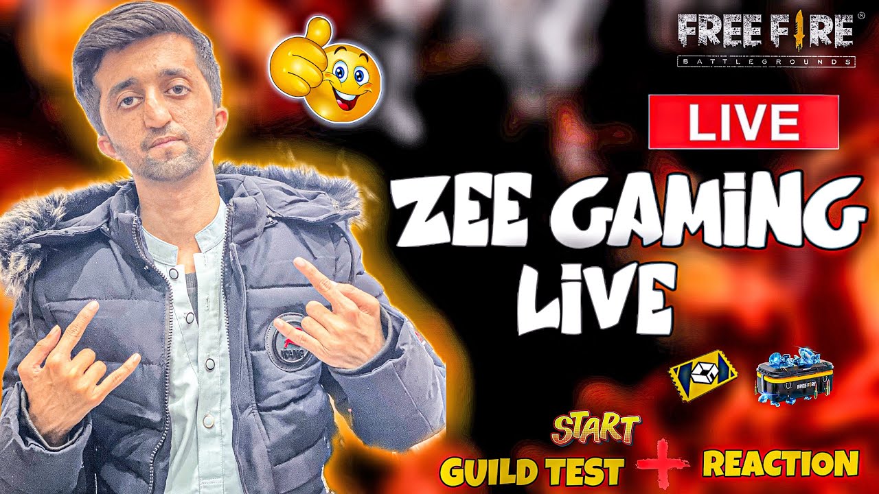 Zee Gaming Guild Test in Free Fire 😍 #zeegaming #freefire #freefirelive ...