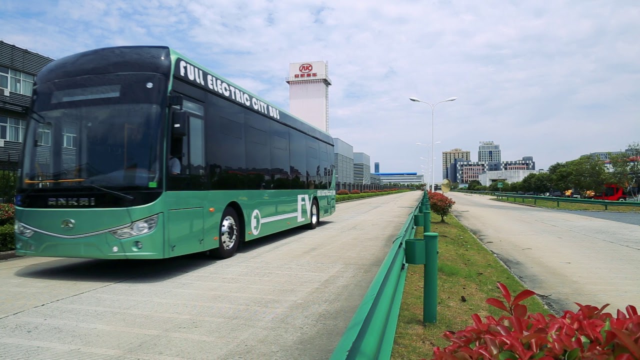 Ankai Full Electric City Bus - YouTube