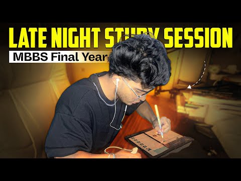 Late Night Study With Me 📚| MBBS Final Exam Prep | AIIMS Delhi