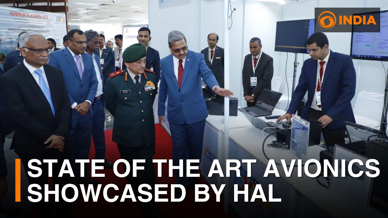 State of the art avionics showcased by HAL | DD India - YouTube