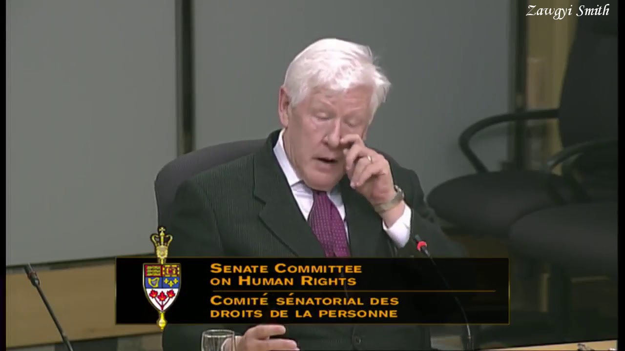 Bob Rae’s emotional testimony about Rohingya camps ျမန္မာစာတမ္းထိုး ...