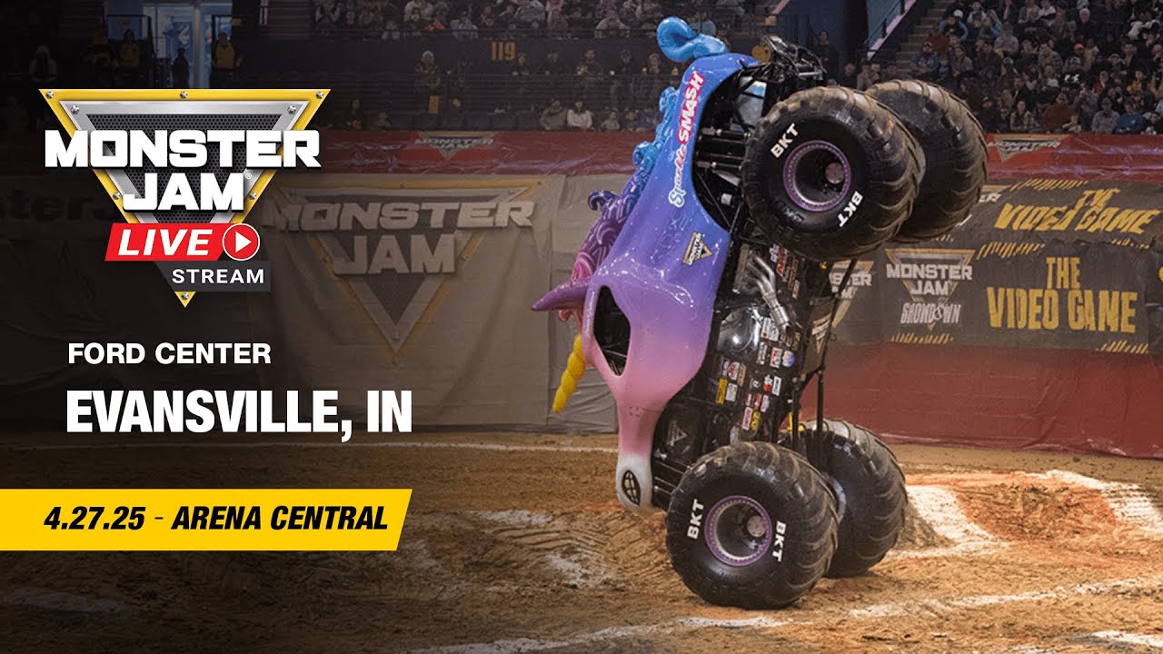 Monster Jam: Evansville, IN - 3 (Full Event) | Apr 27, 2025 | Arena ...