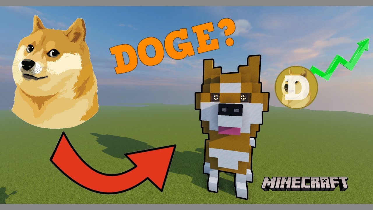 Doge (Shiba Inu) Minecraft Statue Tutorial - YouTube