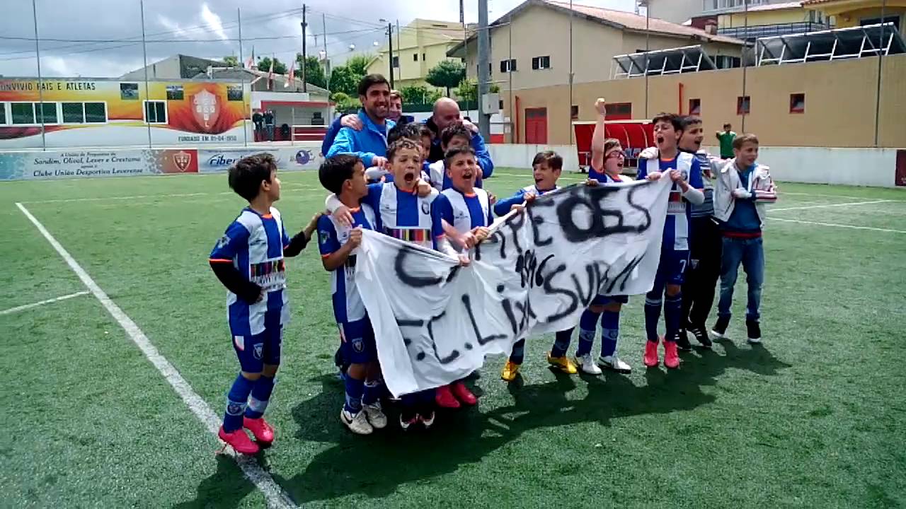 Futebol Clube Lixa SUB 11 2015/16 campeões distrital - YouTube