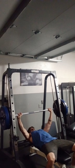225 lbs x 2 Bench Press Smith Machine - I Think That's My Max #gym # ...
