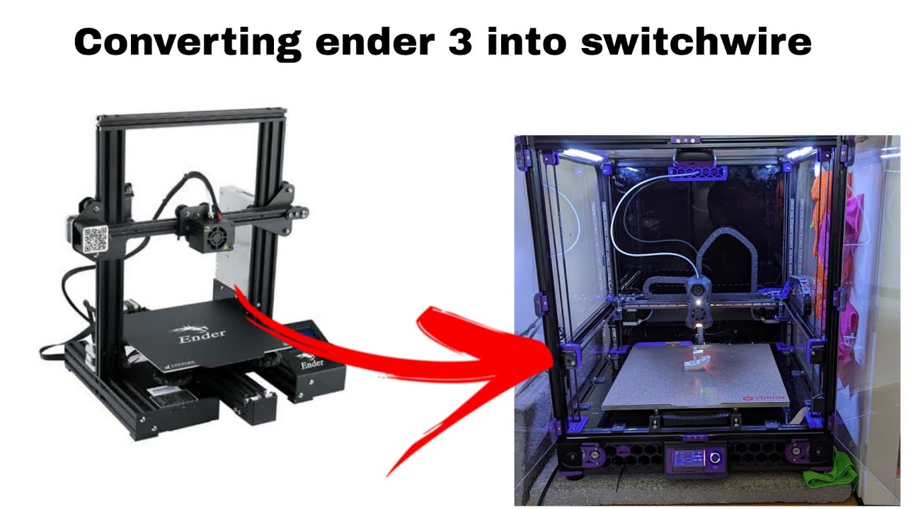 Converting ender 3 into voron switchwire 3d printer //part-01 ...