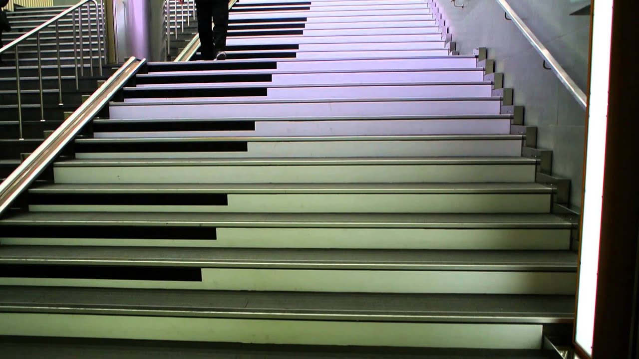 피아노 계단 ( Piano Stair ) - YouTube
