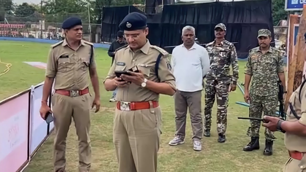 शहीद कप क्रिकेट की तैयारी का निरीक्षण करने पहुँचे Dr Abhishek Pallava # ...