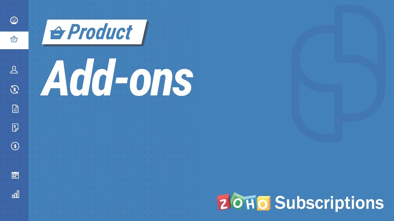 Creating and Applying Add-Ons to Subscriptions | Zoho Subscriptions ...