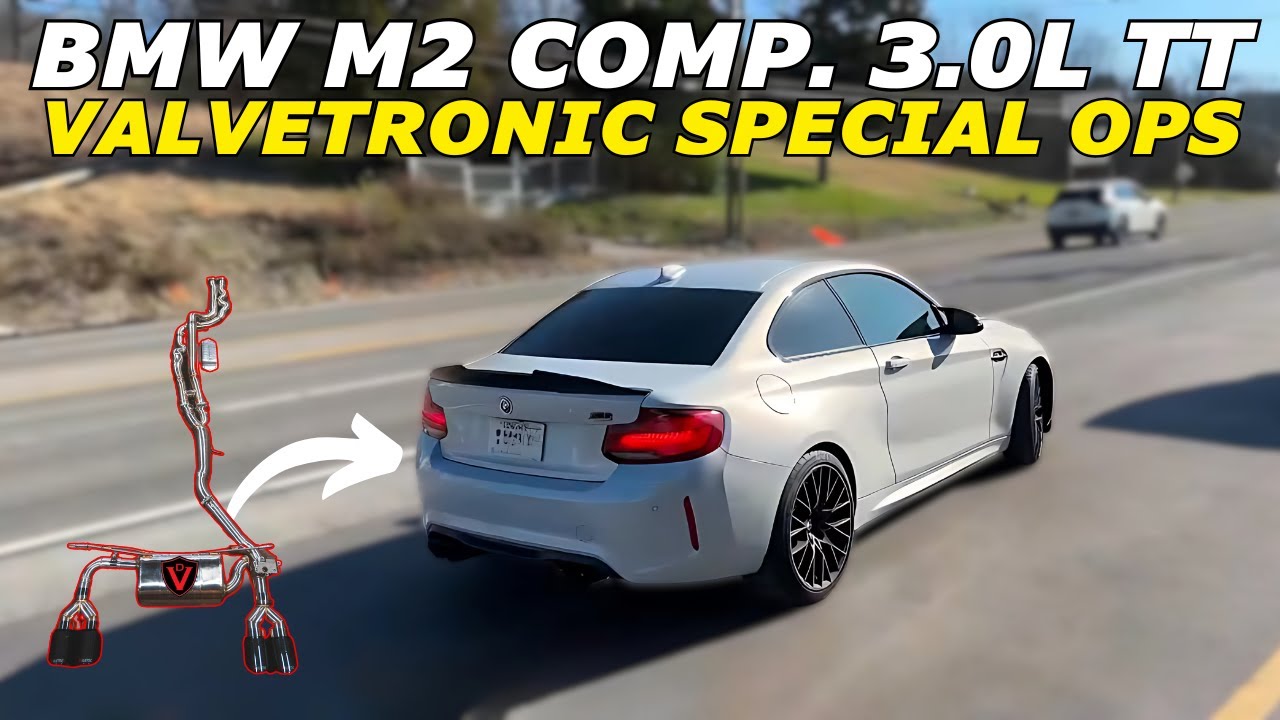 2019 BMW M2 Comp. 3.0L Twin Turbo I6 Exhaust Sound w/ Valvetronic ...