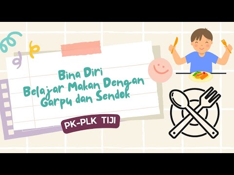 Bina Diri ( Belajar Makan Dengan Sendok dan Garpu ) #slb #anakistimewa #makan - YouTube