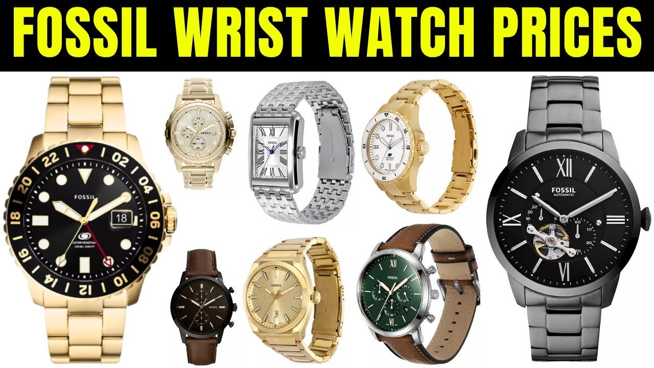 Fossil Wrist Watch Prices 2024 in Philippines for Men & Women | Leather ...