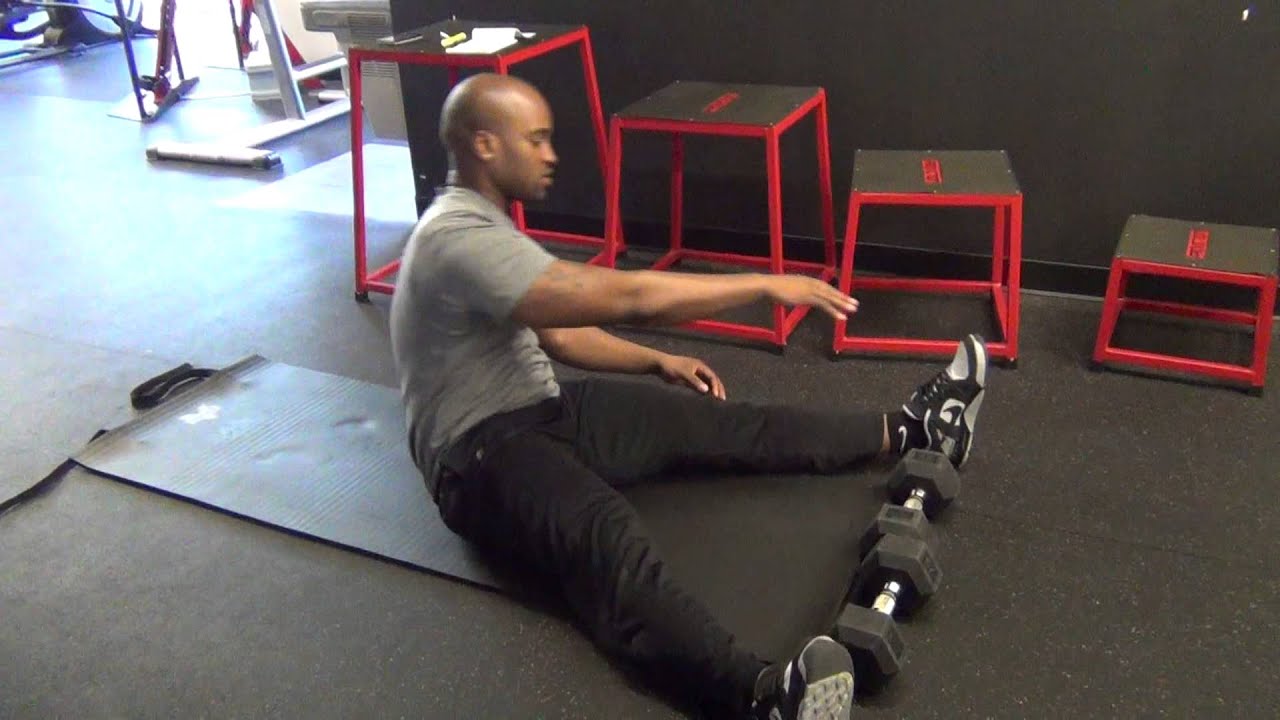Wide Leg Sit Ups - YouTube