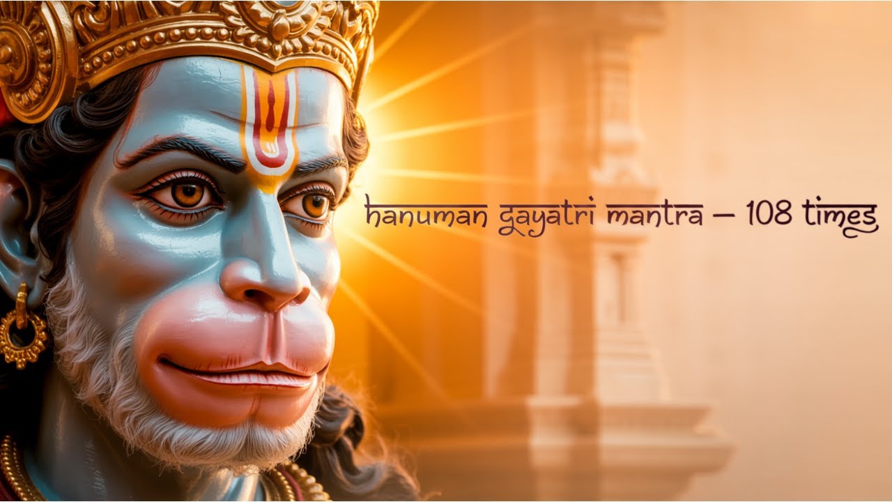 Hanuman Gayatri Mantra 108 Times | Powerful Chant for Strength ...