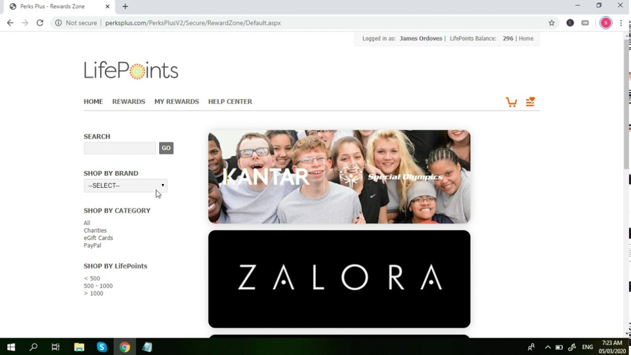 LifePoints - My Proof Of Redemption (LifePoints) [Legit Paying Online ...
