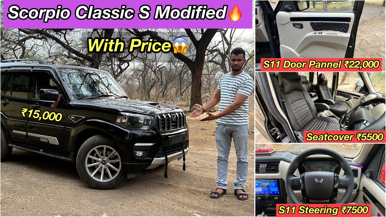 2024 SCORPIO CLASSIC BASE MODEL MODIFIED WITH PRICE🔥SCORPIO CLASSIC ...