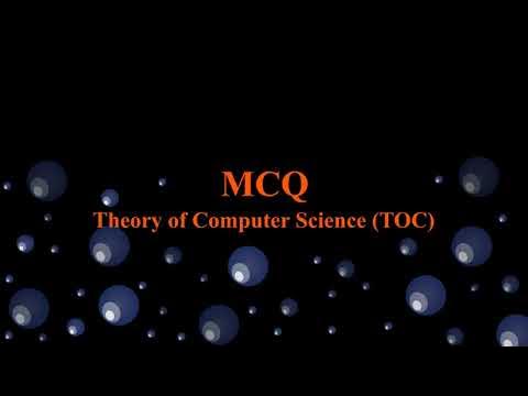 MCQ on Theory of Computer Science (TOC) - YouTube