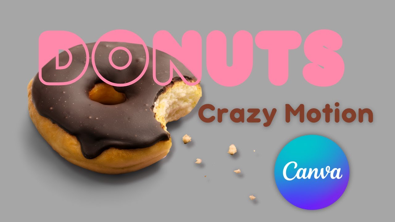Create Rotating Donut Animation in Canva | Eye-Catching Text Motion Effect Tutorial - YouTube