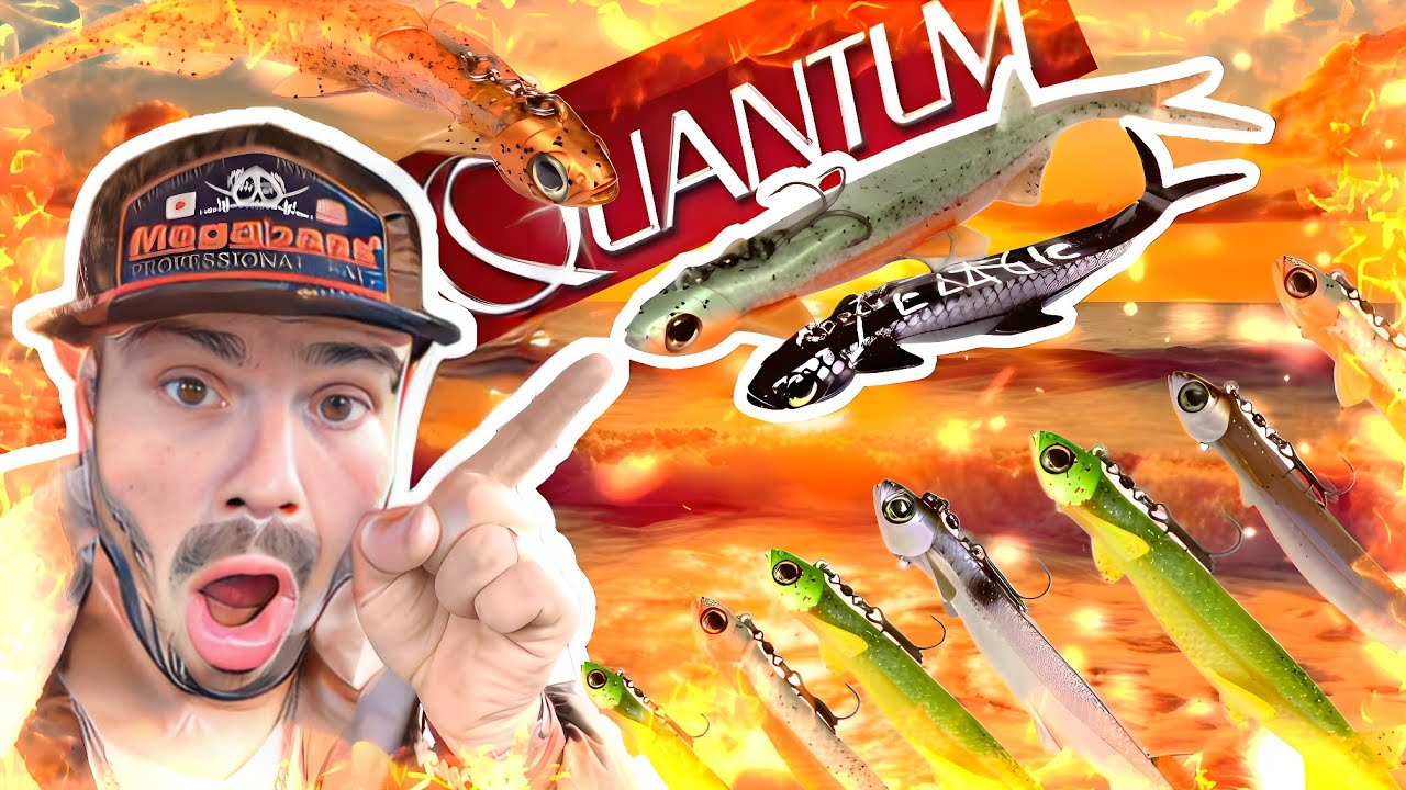 LEURRE souple pour LIVESCOPE les QUANTUM pelagic shad 😈 meilleurs que les FOX RAGE slick finesse ...