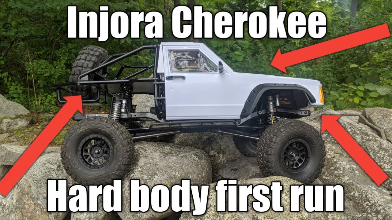 Injora Cherokee hard body " First run " - YouTube