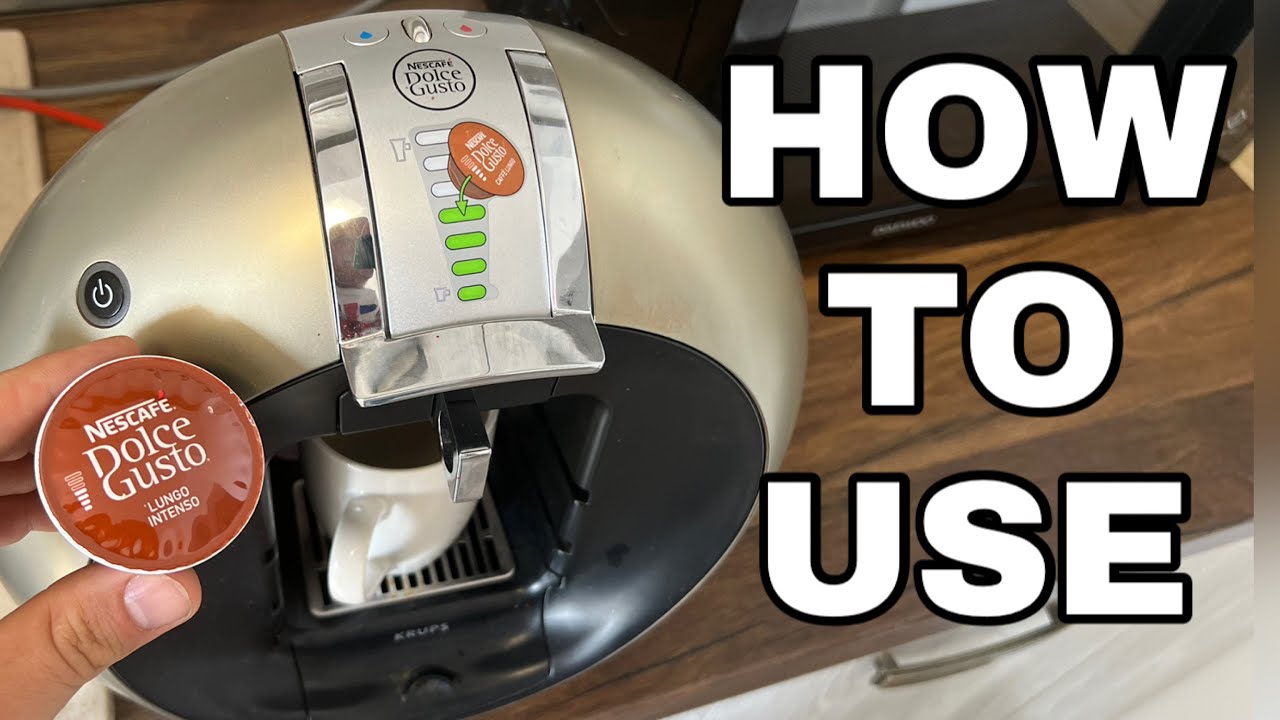 Nescafe Dolce Gusto - How to Use KRUPS KP510 - YouTube