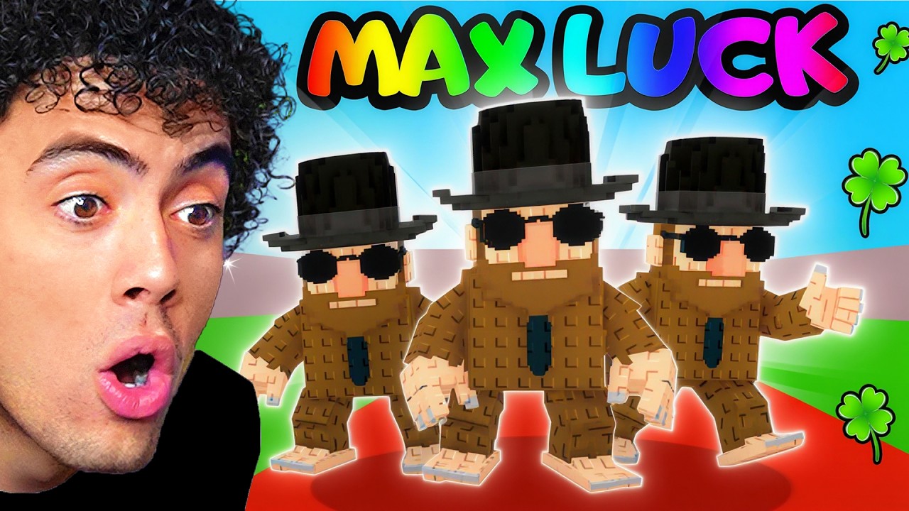 MAX SERVER LUCK in Steal a Brainrot! - YouTube