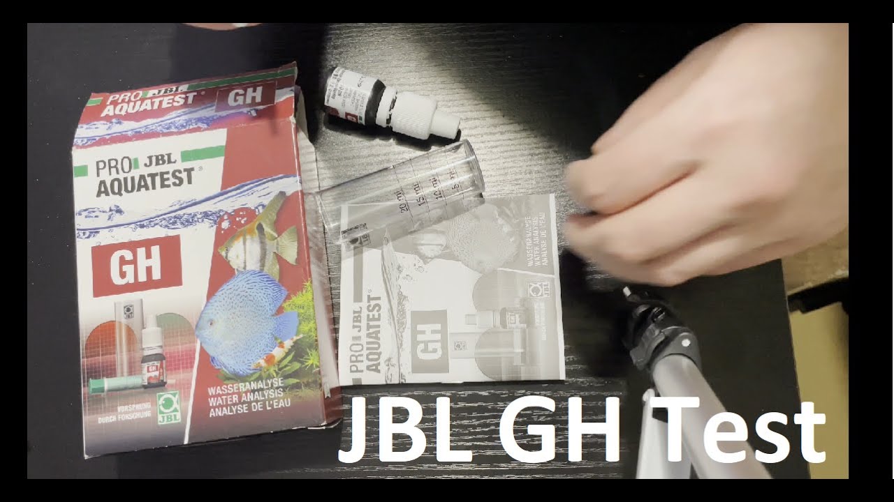 JBL GH drop water test | general hardness in an #aquarium #fishtank ...