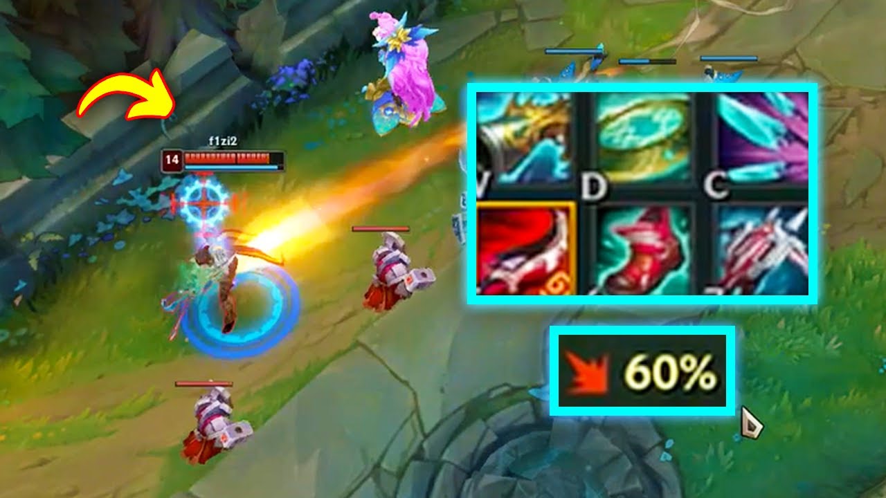 Lethality cait Ult one shots an almost full hp Ashe - YouTube