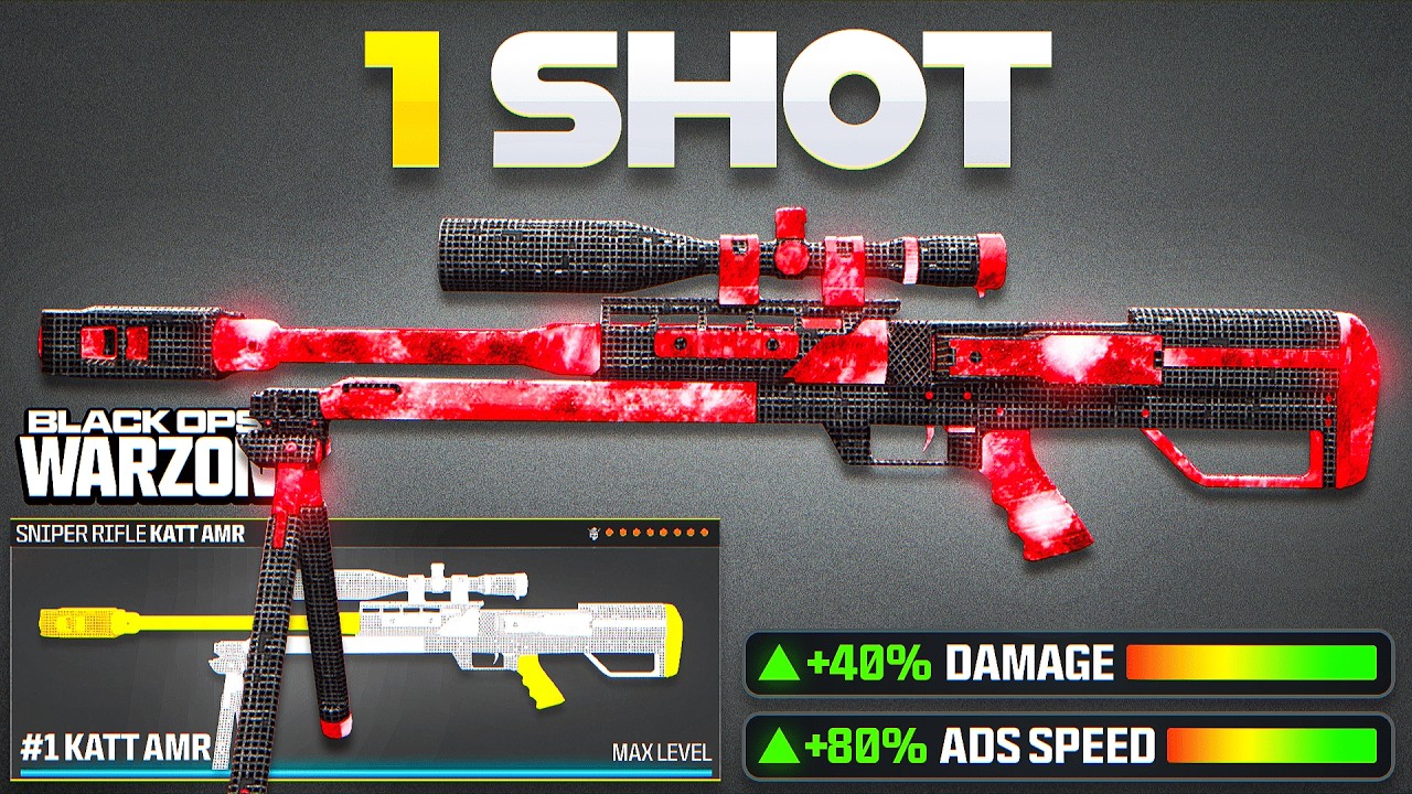 NOW the FASTEST ONE SHOT SNIPER CLASS in WARZONE 4 & BO6! (Best Sniper ...