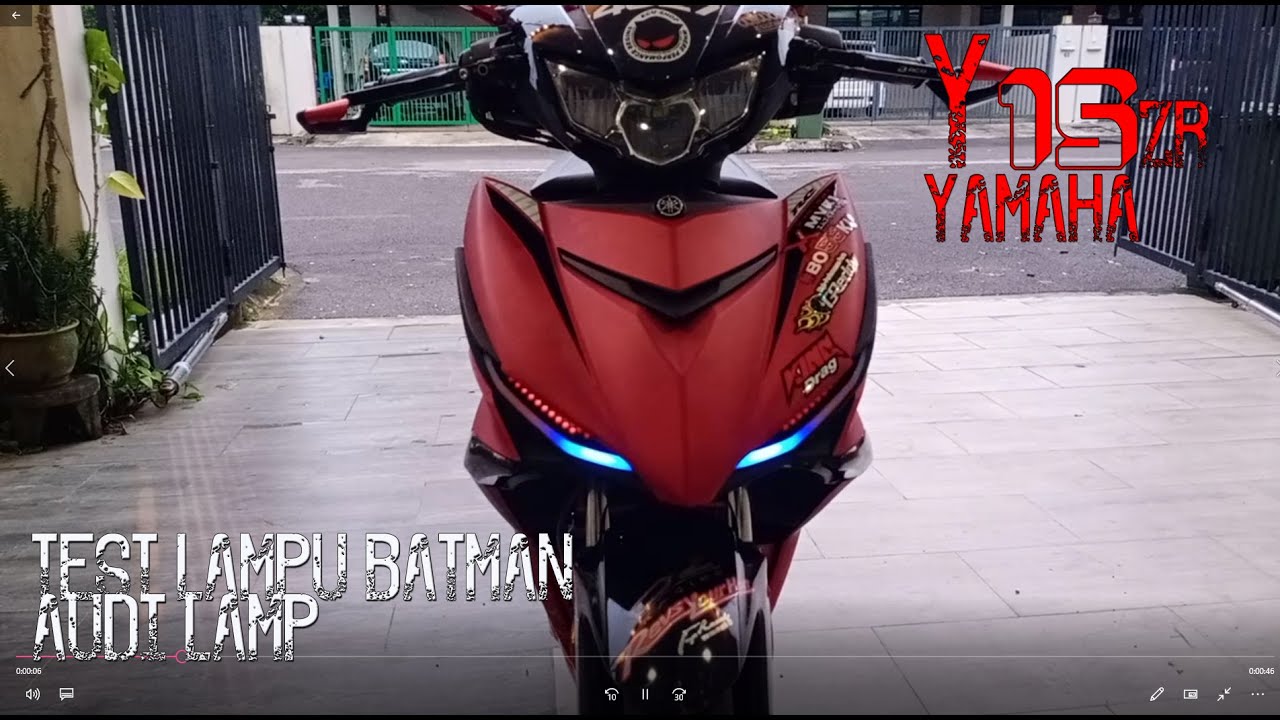ZHIPAT Y15ZR V1 V2 LED FRONT SIGNAL (y15zr pasang lampu batman) - YouTube