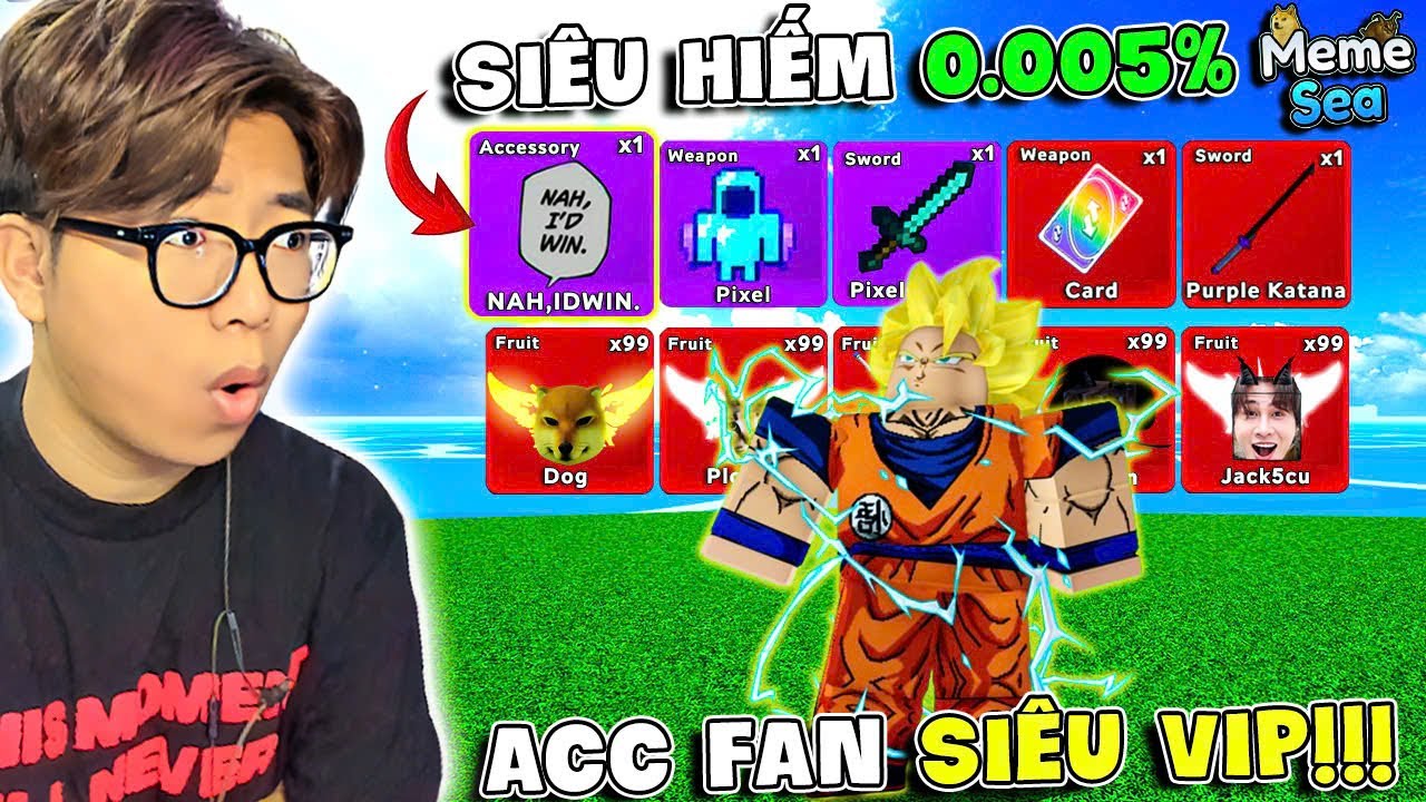 BI HUỲNH XẾP HẠNG ACC FAN GIÀU NHẤT MEME SEA CÓ FULL ITEM HIẾM VÀ 1M ...
