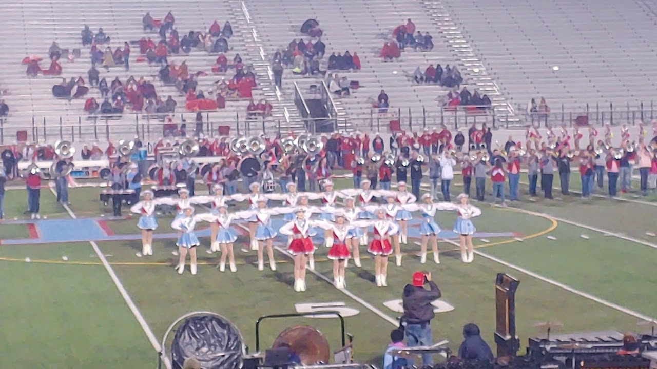 2019 Lumberton Raiderettes Kick routine - YouTube
