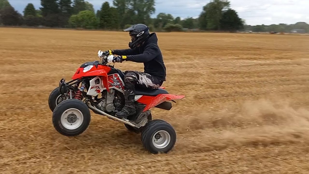 RAW RIDING Polaris Outlaw 450 MXR 2008 - YouTube