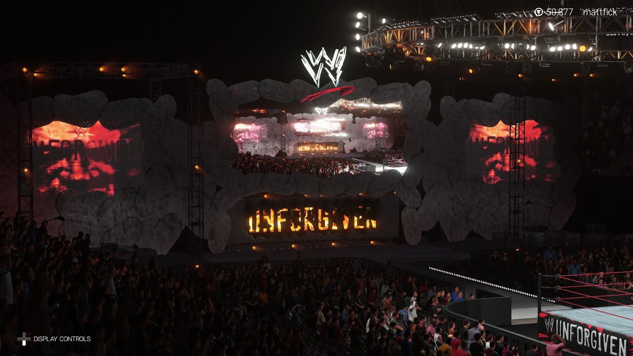 WWE 2K19 UNFORGIVEN 2003 ARENA MOD - YouTube