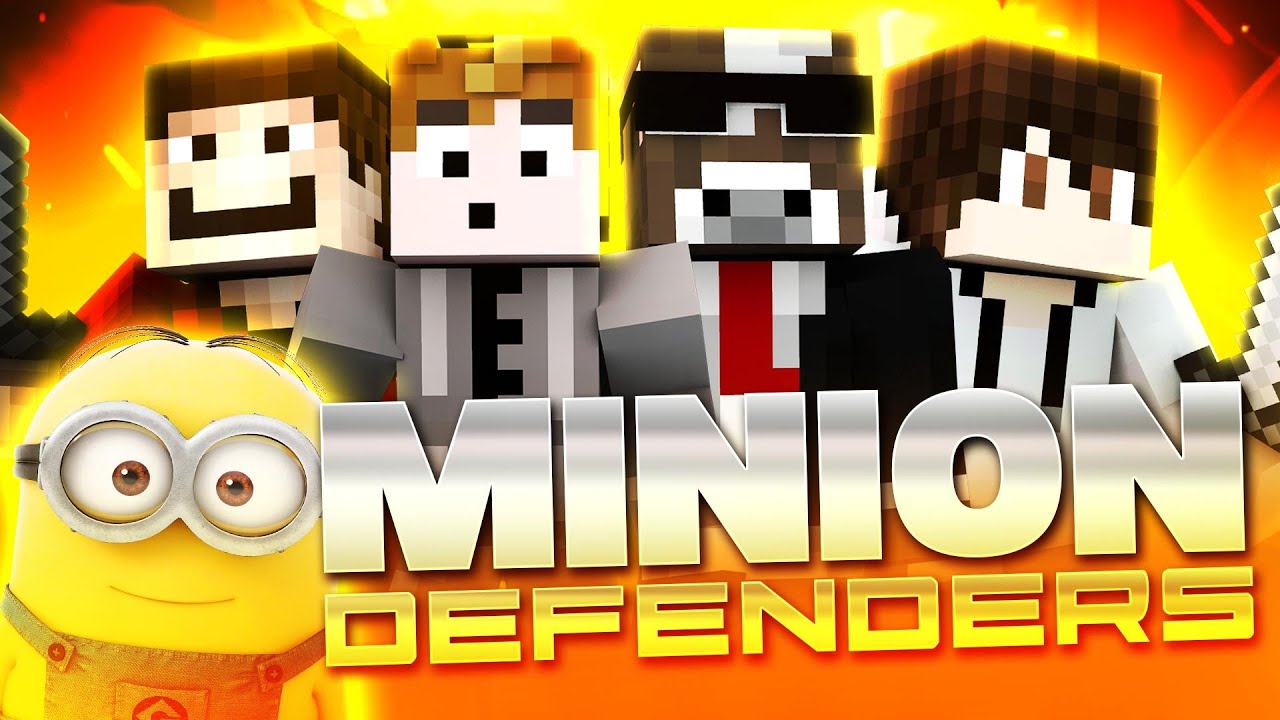 MINION DEFENDERS! (Minecraft Mini Game) - YouTube
