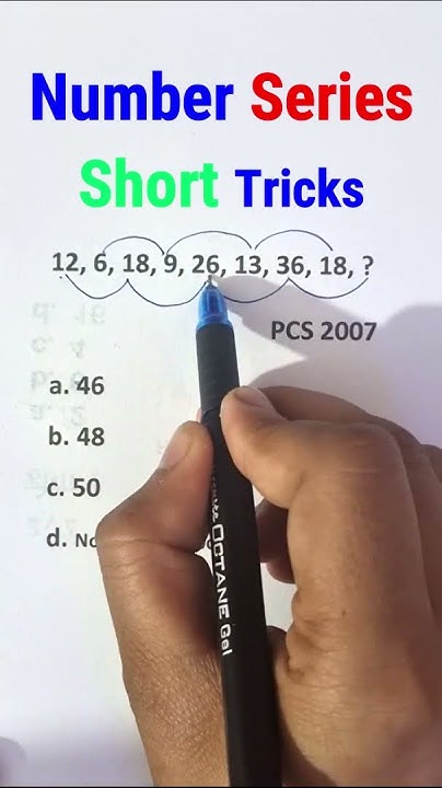 Number series Reasoning Short Tricks #shorts #ssccgl #ssc #sscchsl #sscgd #sscmts #sscexam - YouTube