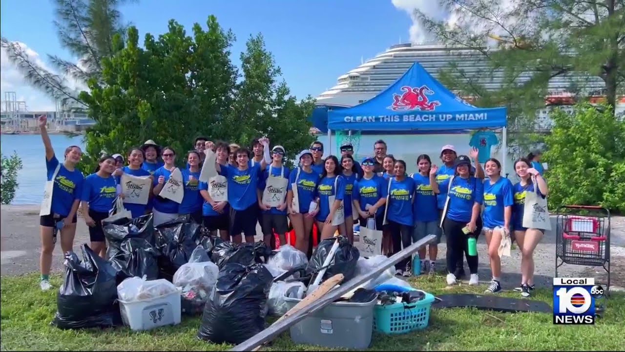 Volunteers come together to help clean up coastlines in Miami-Dade ...