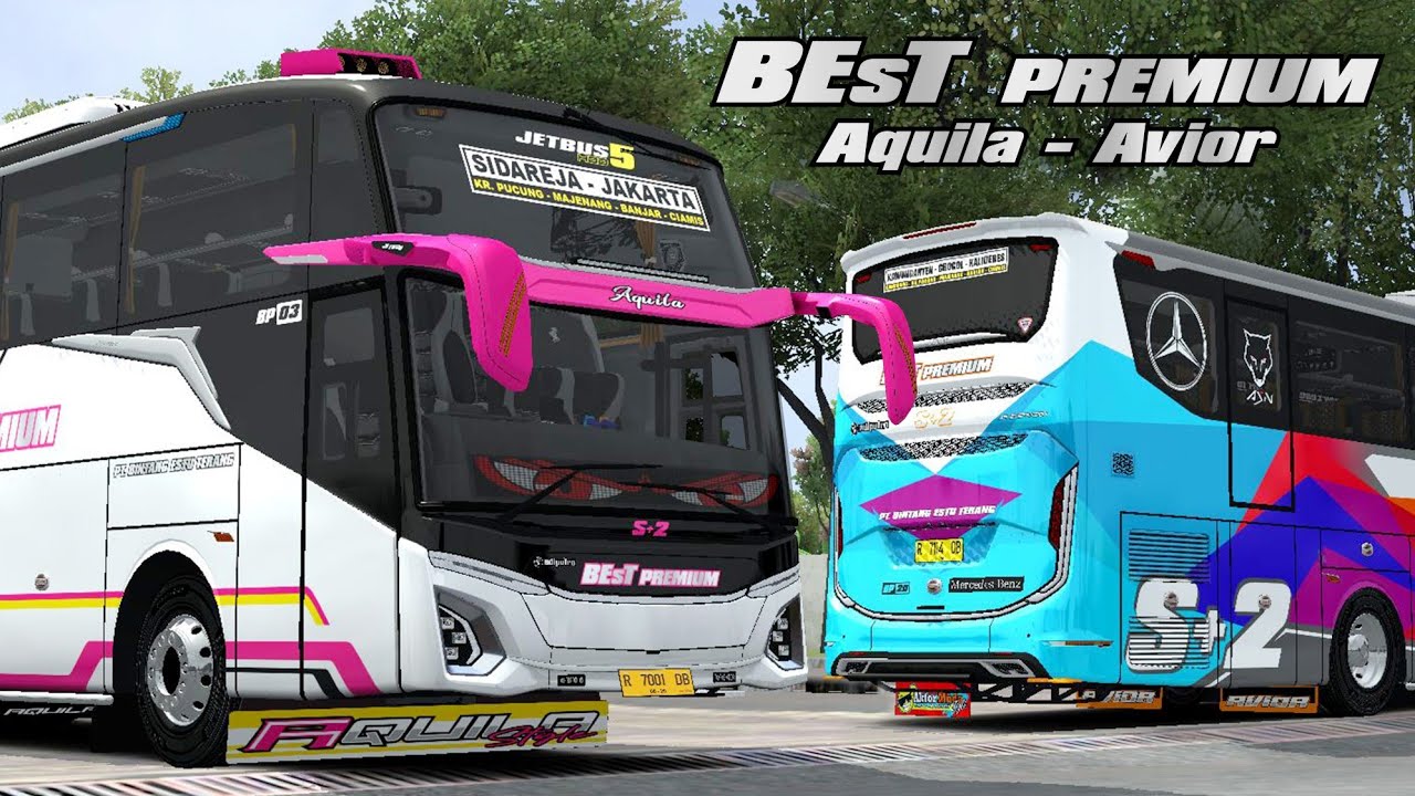 Best Premium Aquila & Avior. Livery Mod JB5 KP Projects. Bussid - YouTube