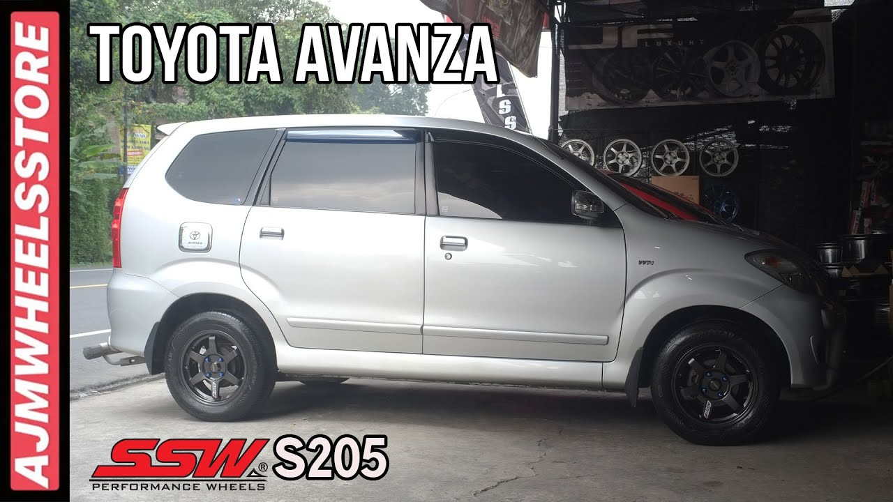 MODIFIKASI TOYOTA AVANZA VELG SSW S205 / AJMWHEELSSTORE - YouTube