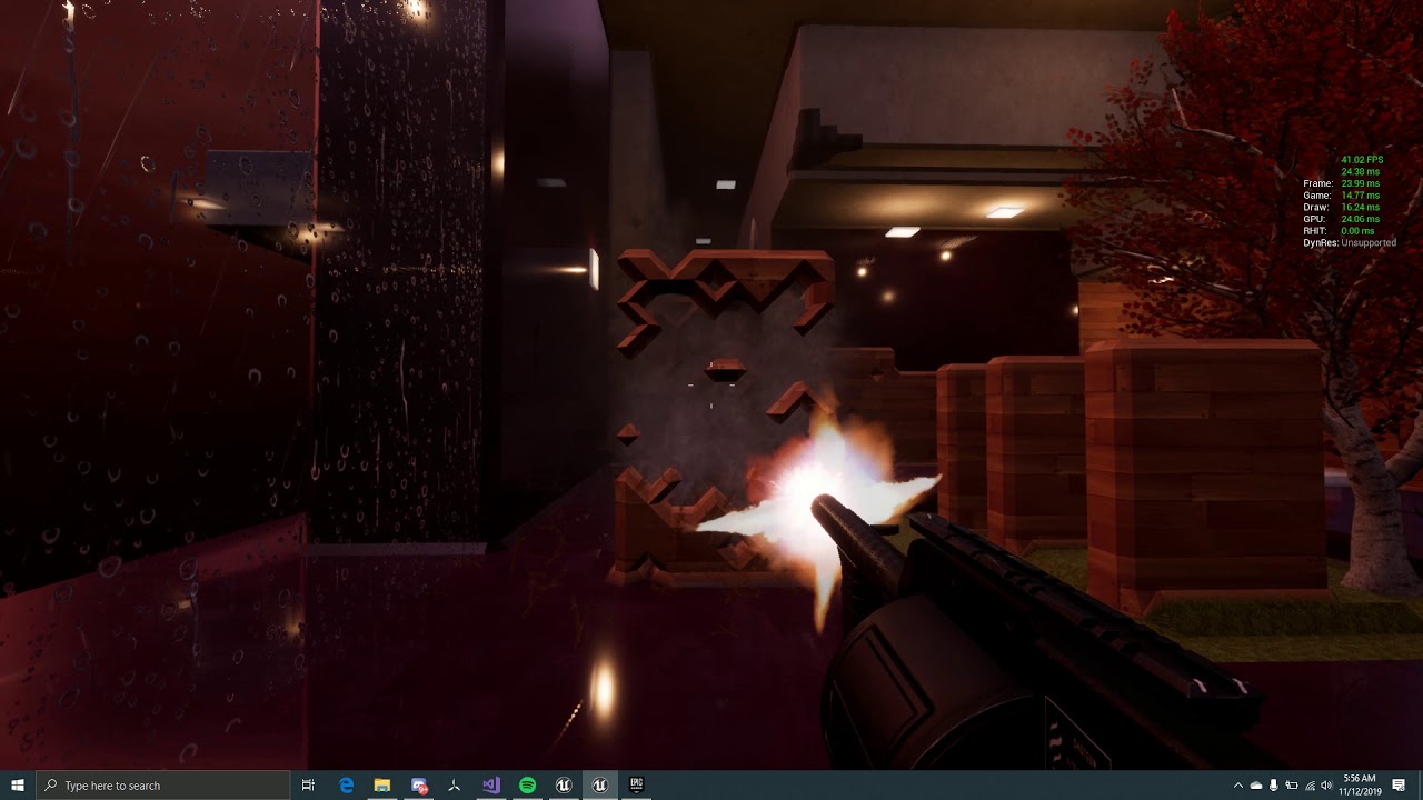 Unreal Engine 4 FPS - Voxel Plugin + Automatic shotgun - YouTube
