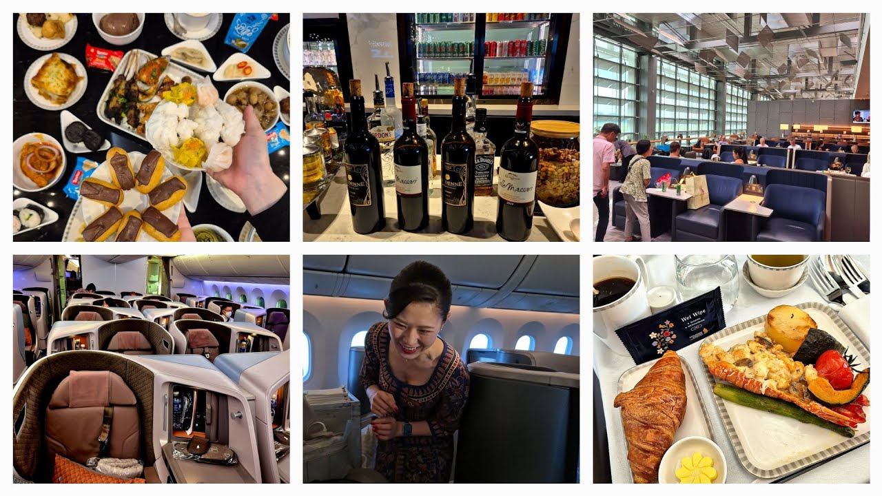 Best Flight Ever! Singapore Airlines Business Class SIA SQ656 Boeing ...