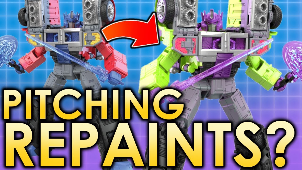 Pitching Transformers Generations LEGACY Repaints - YouTube