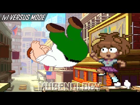 Anne Boonchuy vs Peter Griffin [The 14th Doctor] - Amphibia vs Family Guy - MUGEN