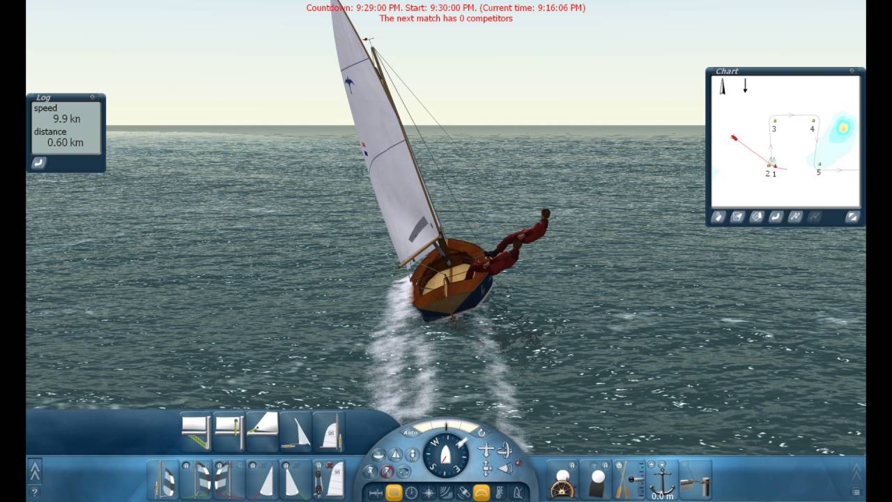 Sail simulator basic tips for the Valk and other boats - YouTube